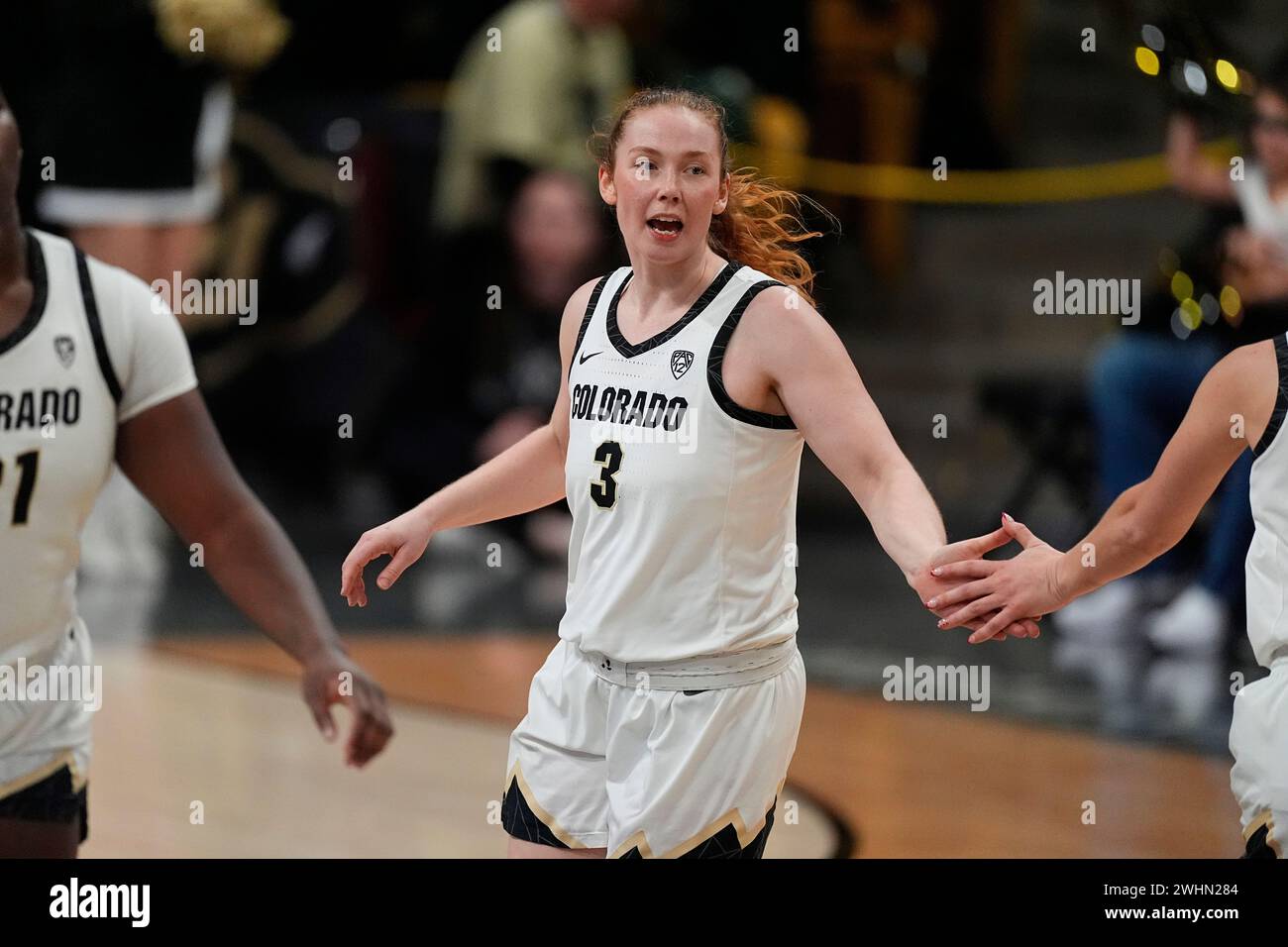 Colorado guard Frida Formann (3) in the second half of an NCAA college ...
