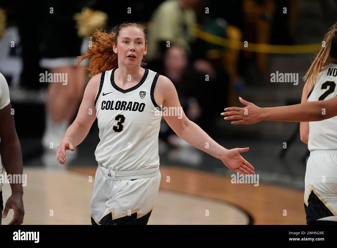 Colorado guard Frida Formann (3) in the second half of an NCAA college ...