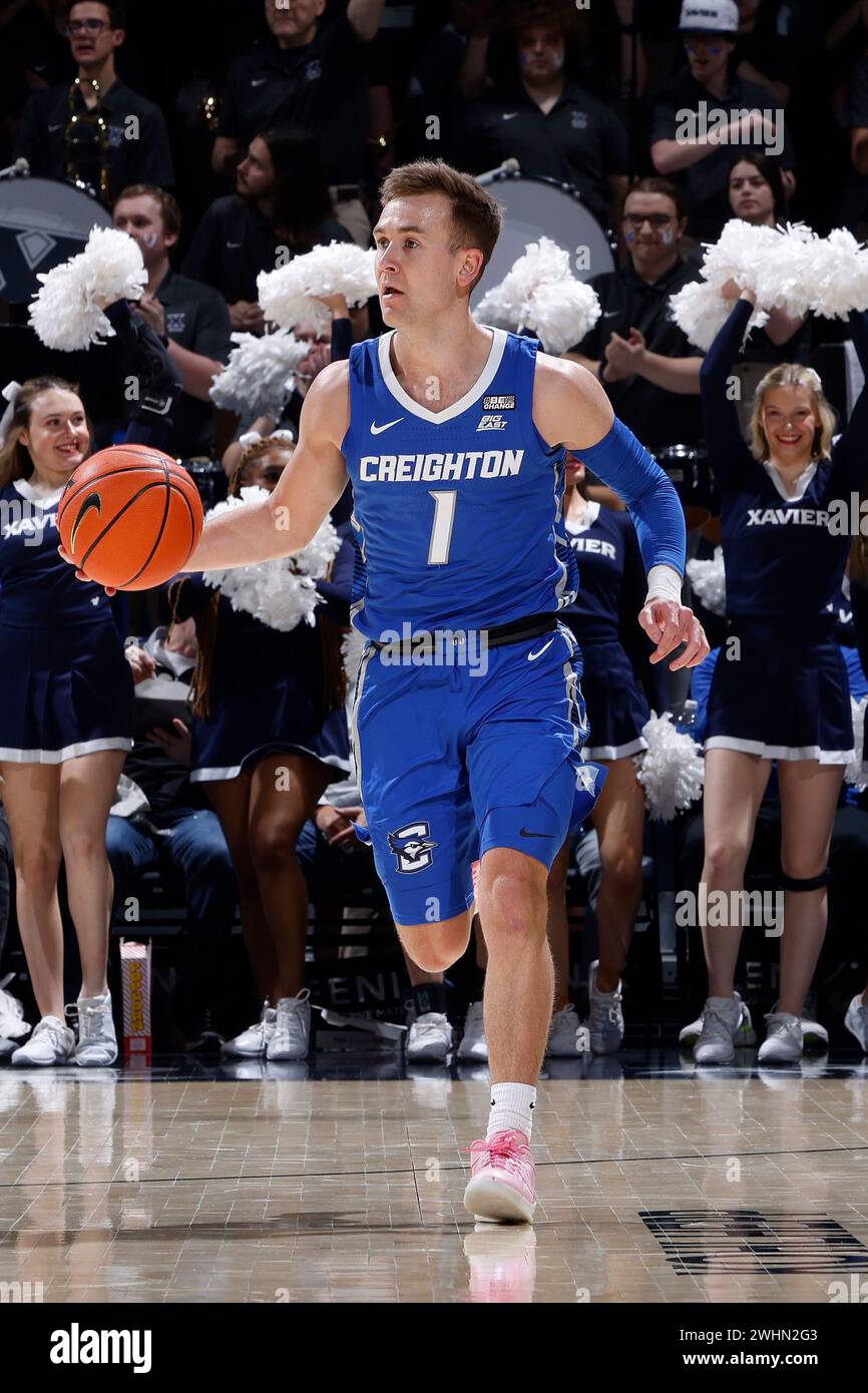 CINCINNATI, OH - FEBRUARY 10: Creighton Bluejays guard Steven Ashworth ...