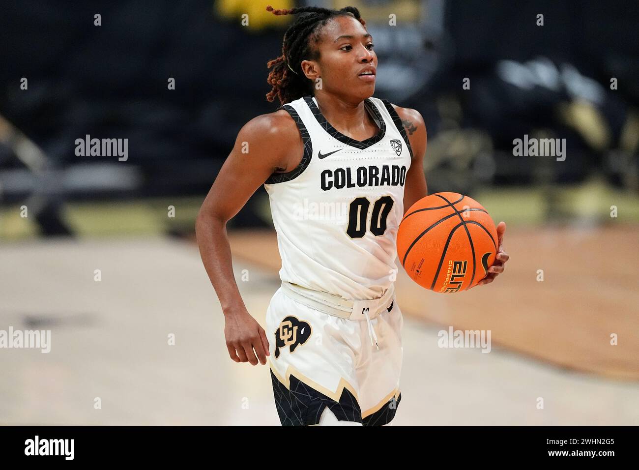 Colorado guard Jaylyn Sherrod in the second half of an NCAA college ...