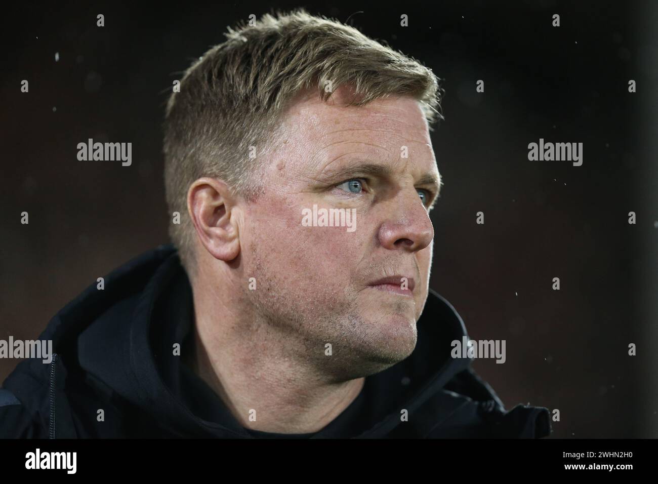 Eddie Howe manager of Newcastle United during the Premier League match ...