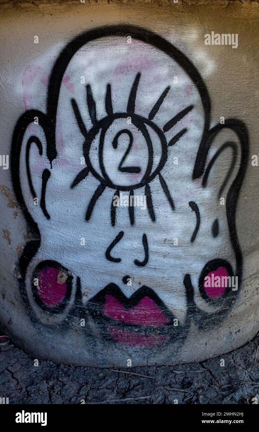graffiti (street art) in Albuquerque, New Mexico Stock Photo - Alamy