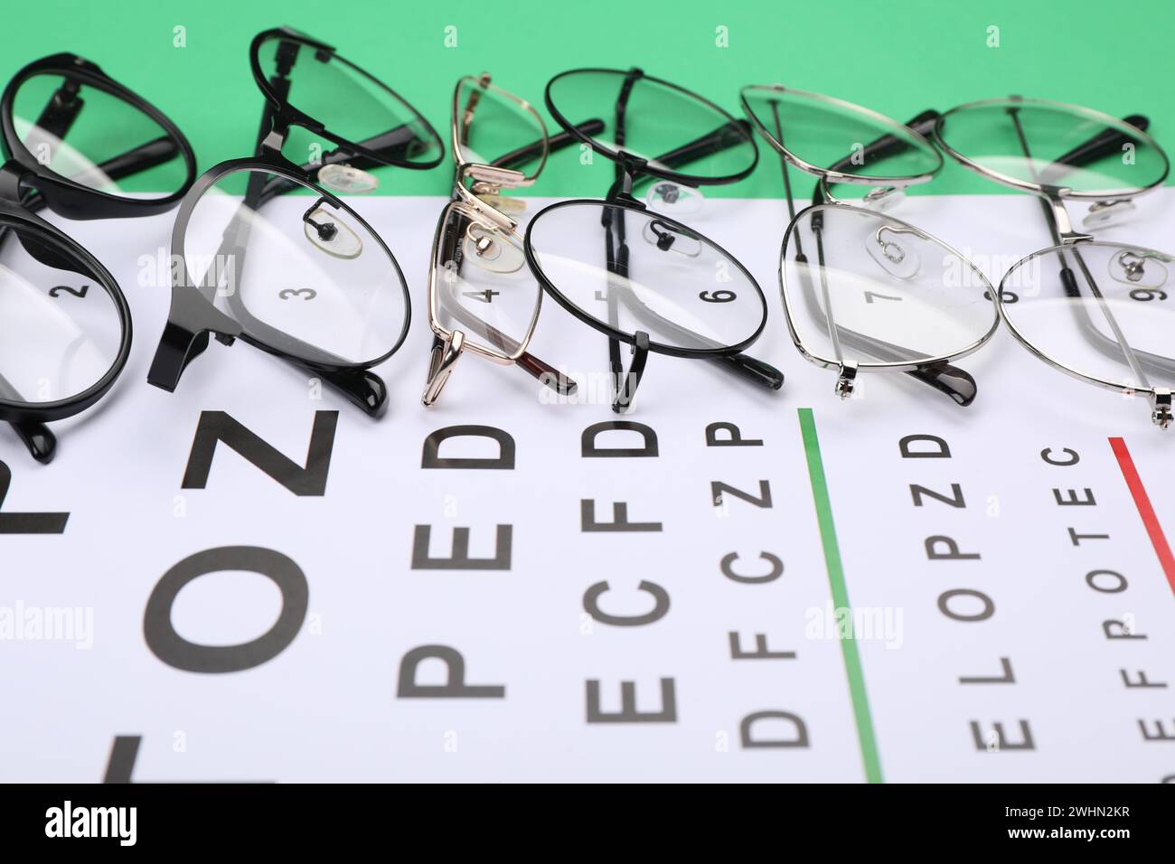 Snellen table hi-res stock photography and images - Alamy