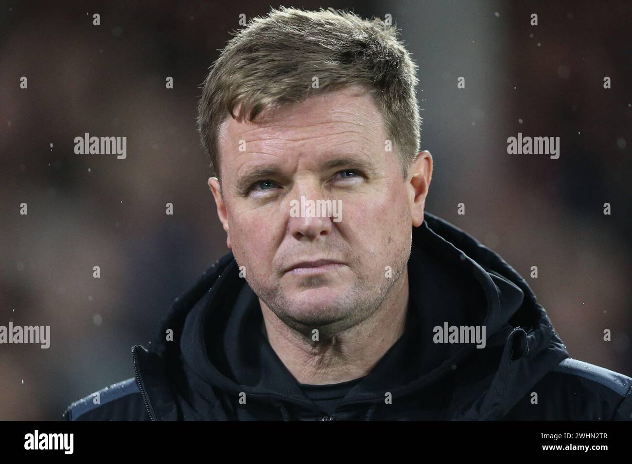 Eddie Howe manager of Newcastle United during the Premier League match ...