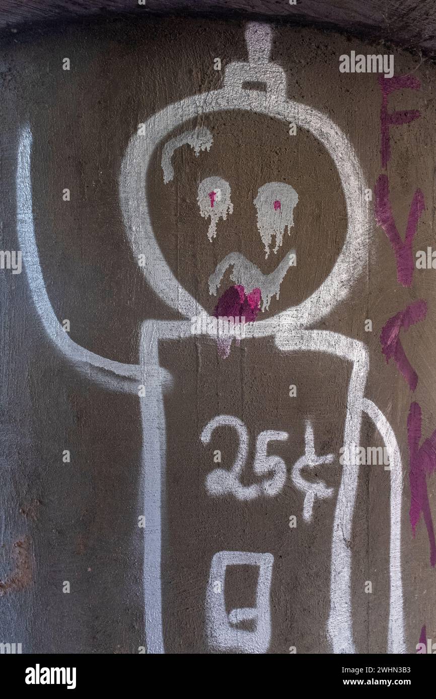 graffiti (street art) in Albuquerque, New Mexico Stock Photo - Alamy