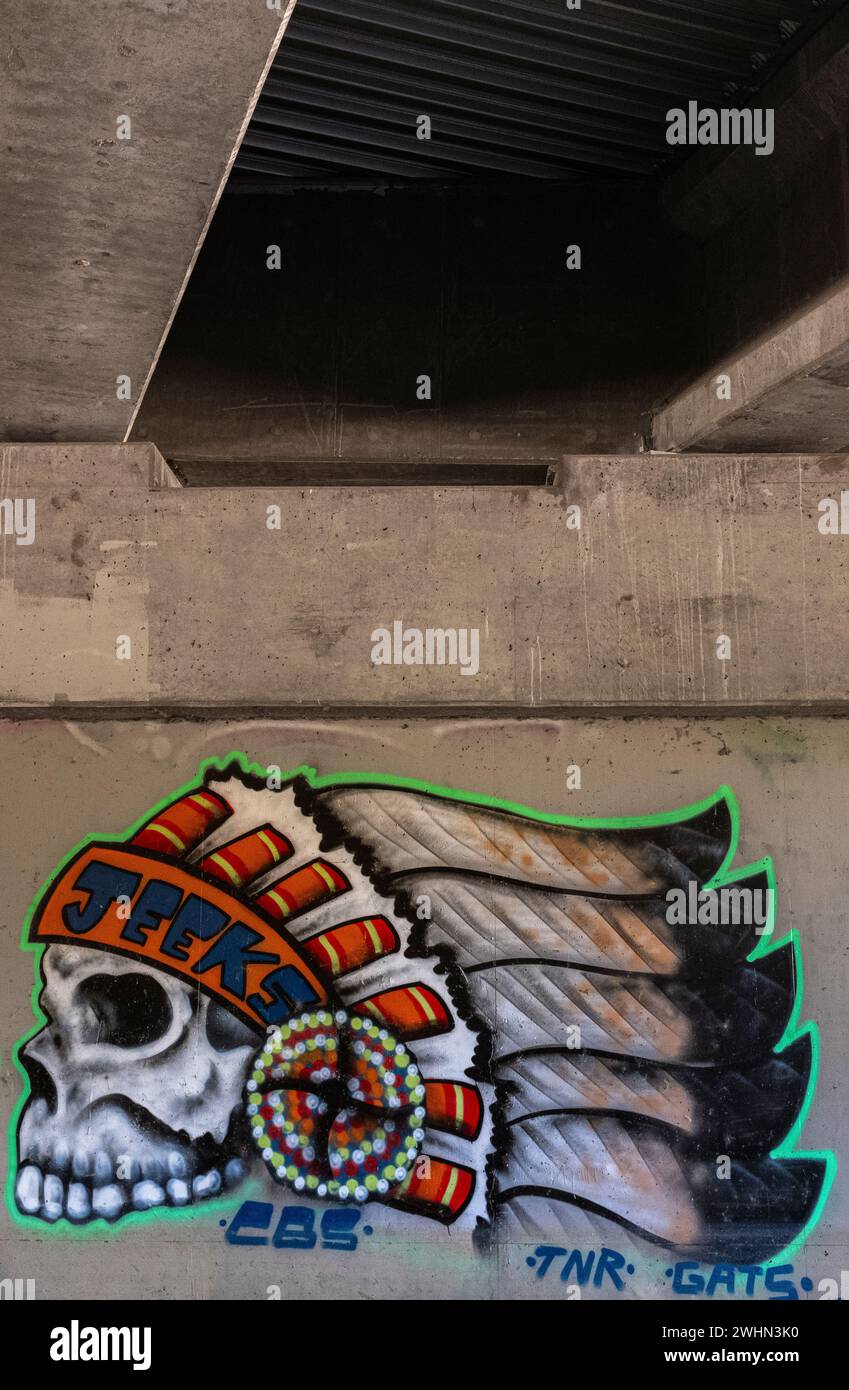graffiti (street art) in Albuquerque, New Mexico Stock Photo - Alamy