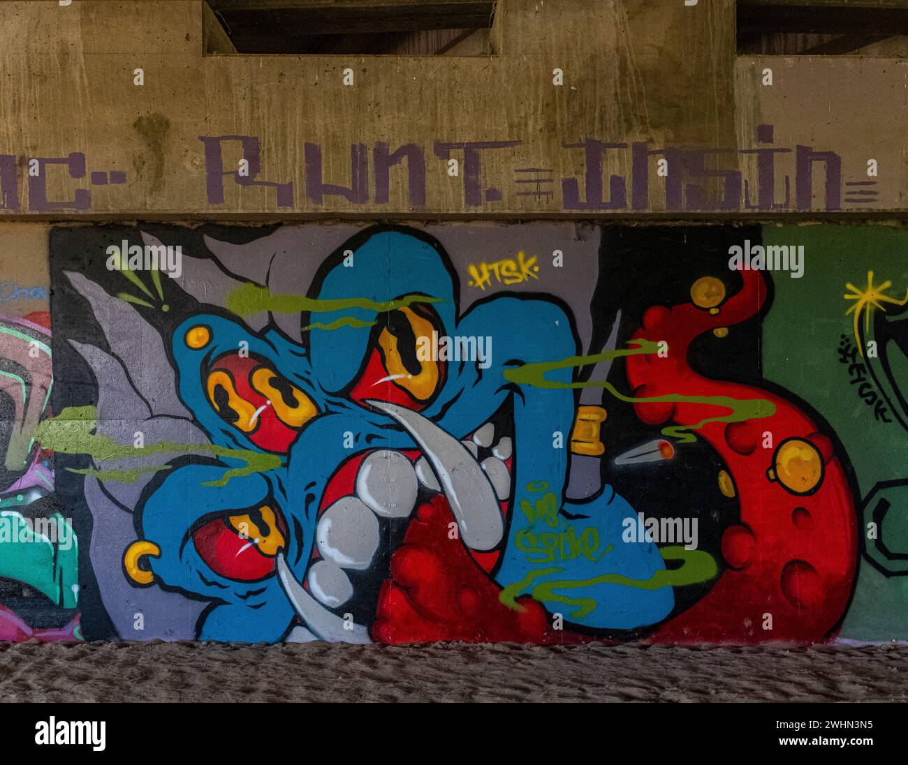 graffiti (street art) in Albuquerque, New Mexico Stock Photo - Alamy