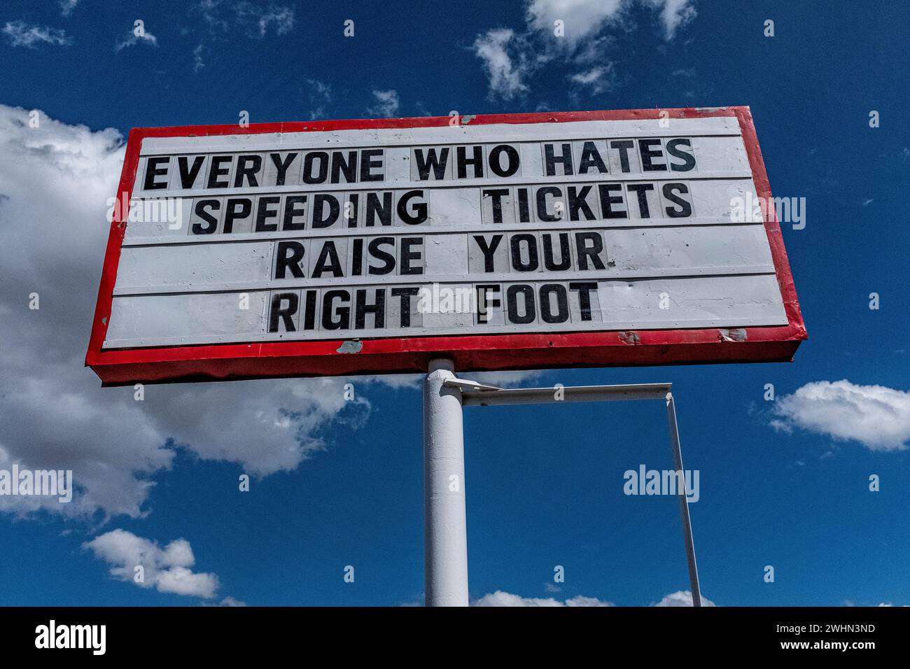 Funny billboards road signs hi-res stock photography and images - Alamy