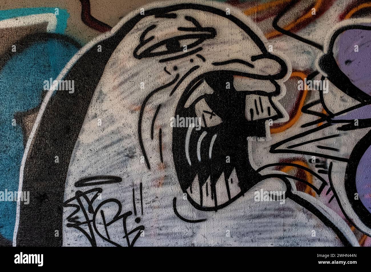 graffiti (street art) in Albuquerque, New Mexico Stock Photo - Alamy
