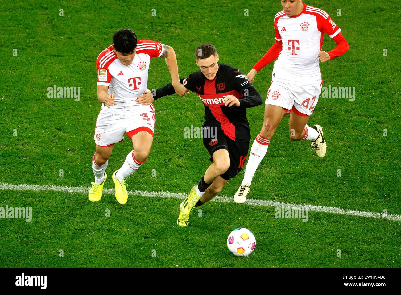 Leverkusen, Deutschland, Germany 1. Fussball Bundesliga, 21. Spieltag, Matchday 21 Bayer 04 ...