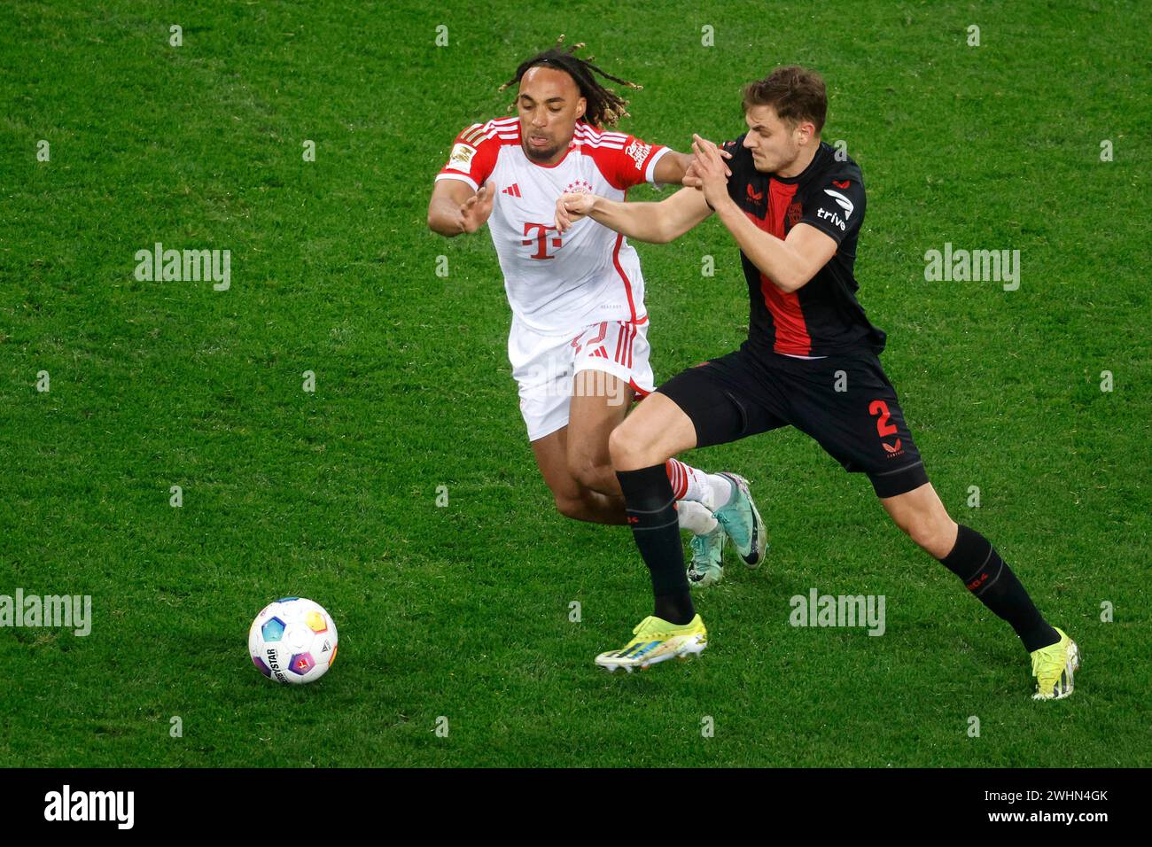 Leverkusen, Deutschland, Germany 1. Fussball Bundesliga, 21. Spieltag, Matchday 21 Bayer 04 ...