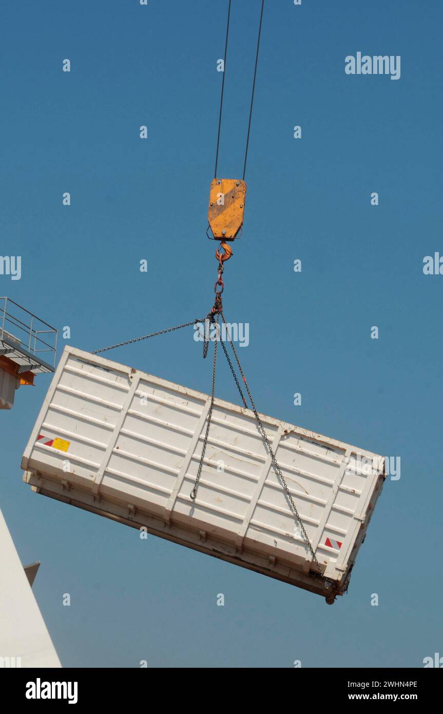 Container for transportation of cargo Stock Photo - Alamy