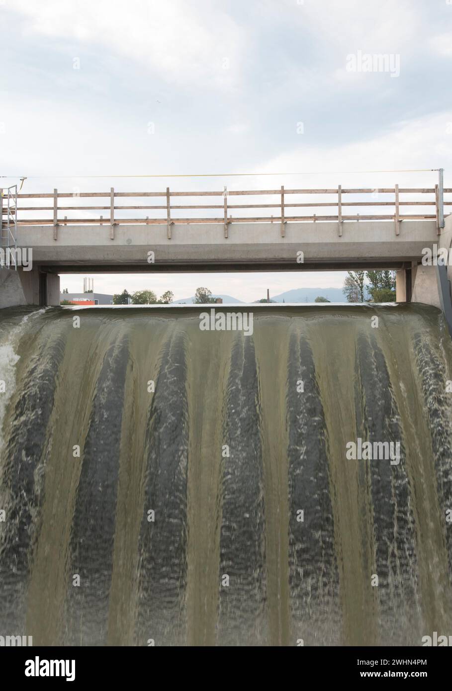 Hydroelectric power plant for energy and electricity generation Stock ...