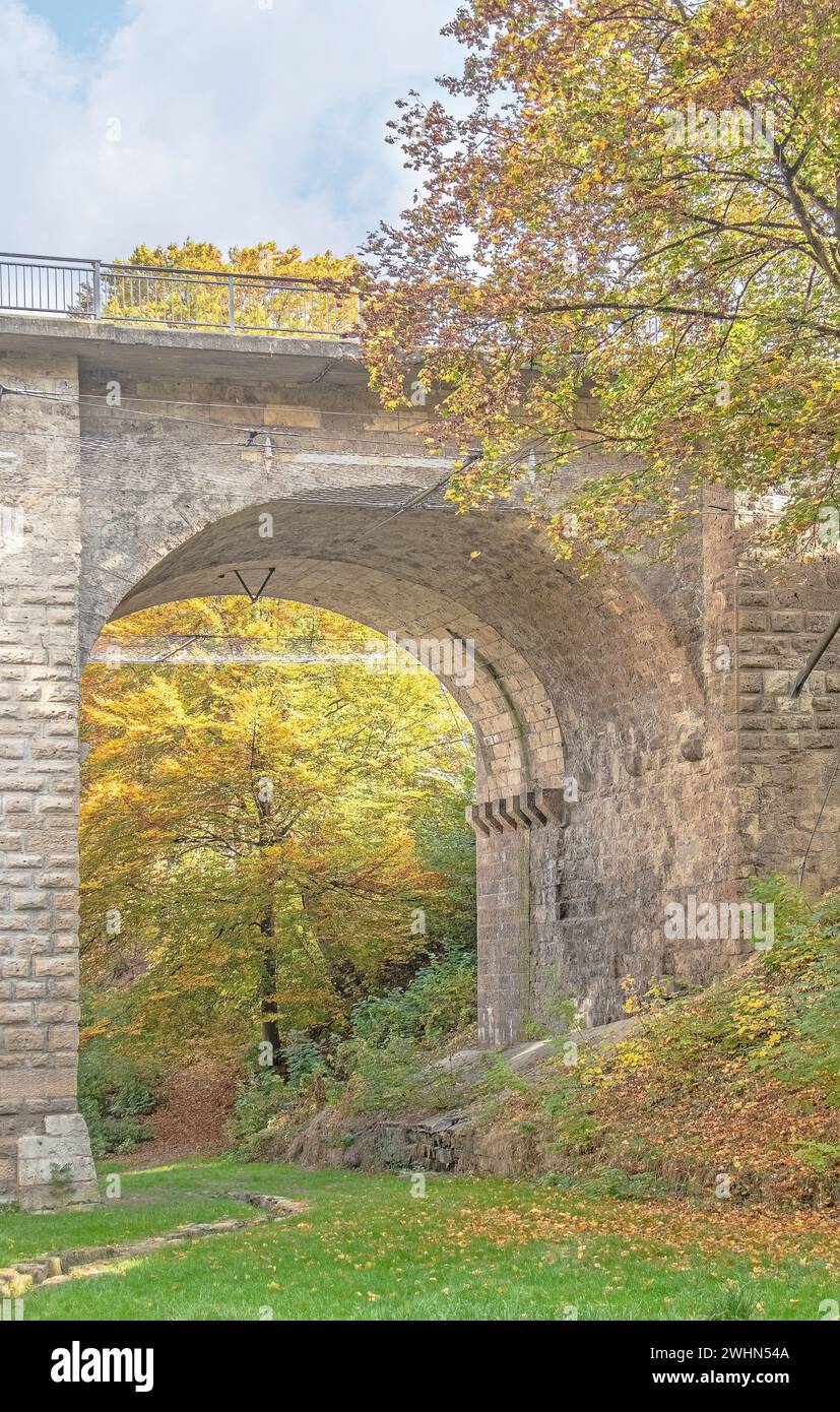 High bridge over the moat in Rottweil Stock Photo - Alamy