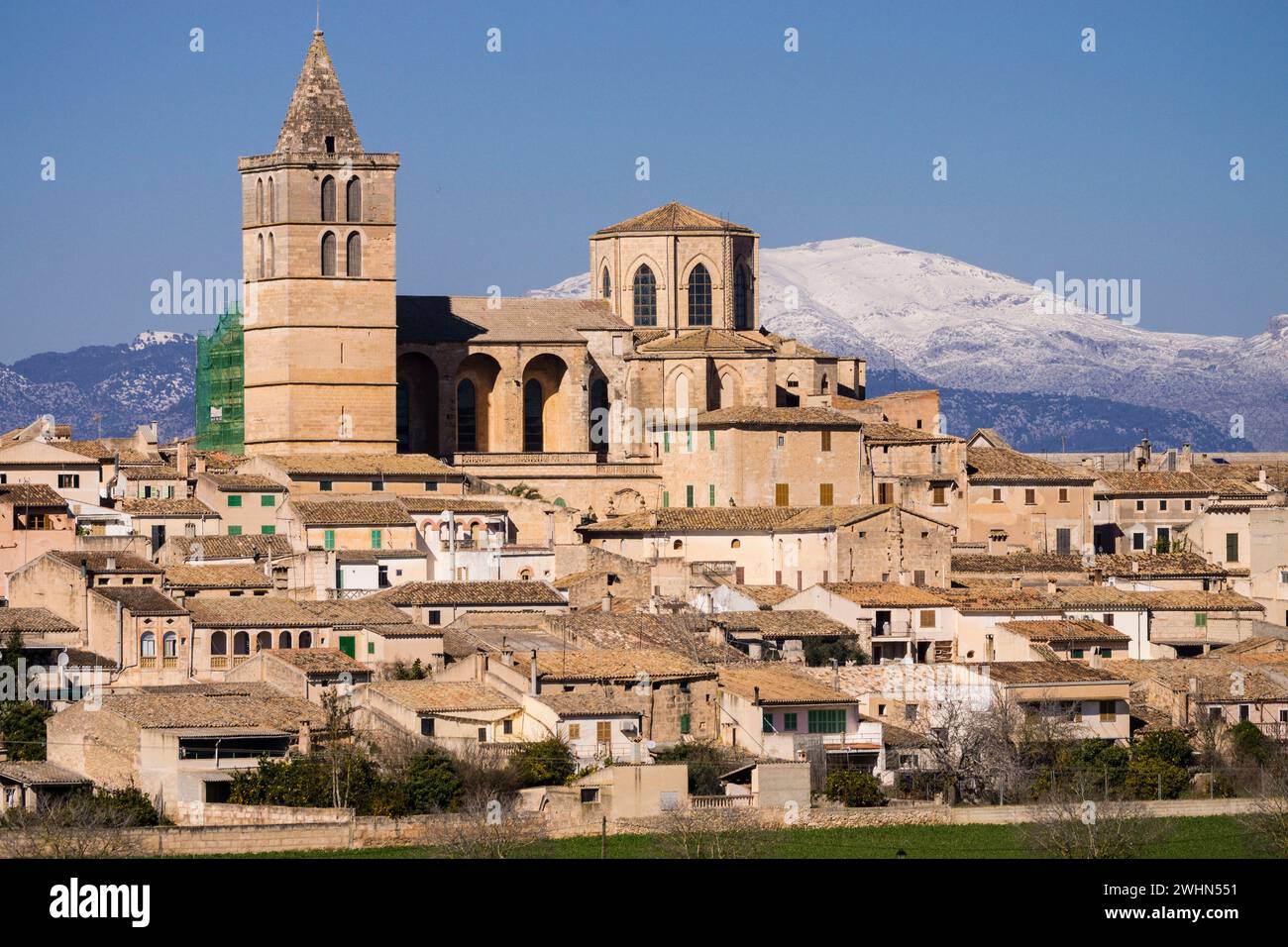 Parish church of Santa MarÃ­a Stock Photo - Alamy