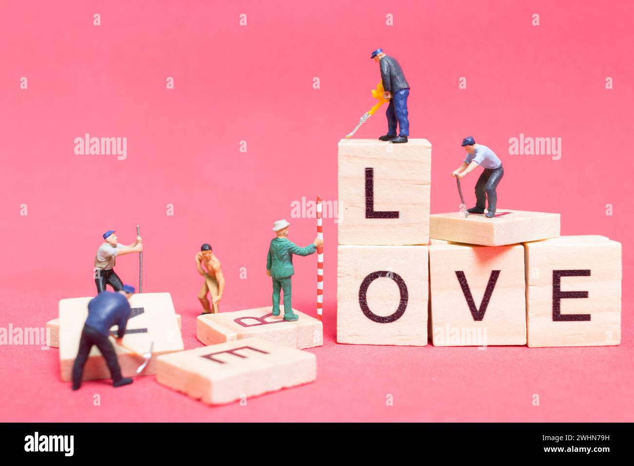 Vintage team building hi-res stock photography and images - Alamy