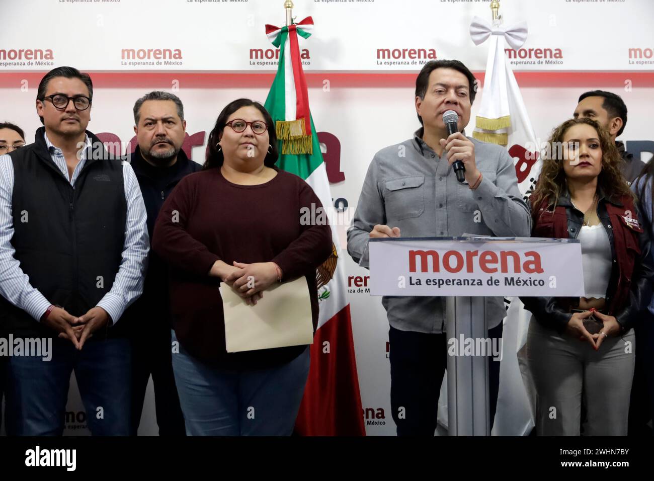 February 10, 2024, Mexico City, Mexico: President of the National ...