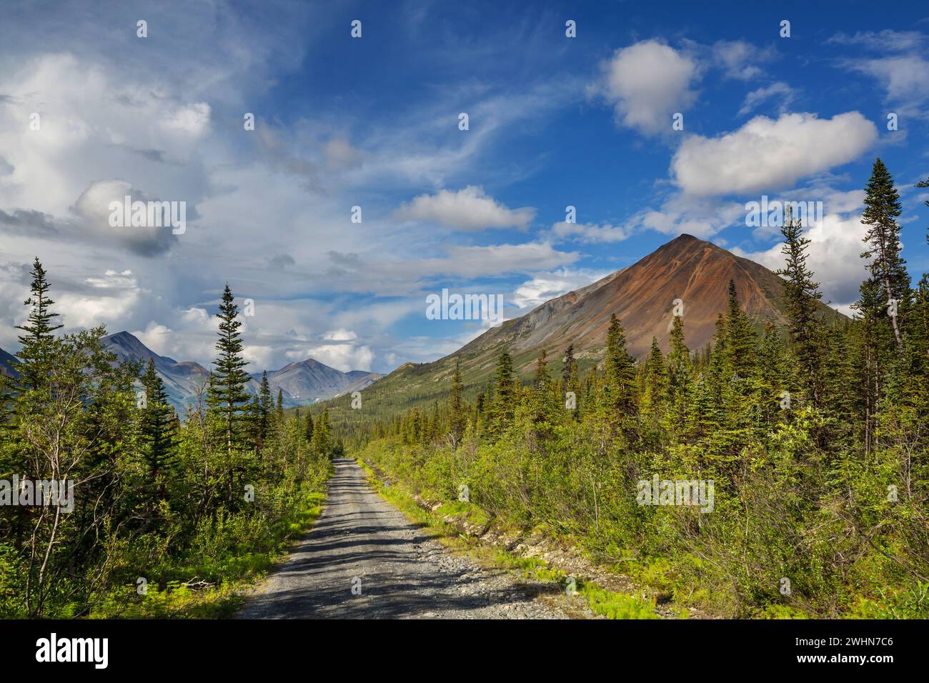 Polar fall landscape in Alaska Stock Photo - Alamy