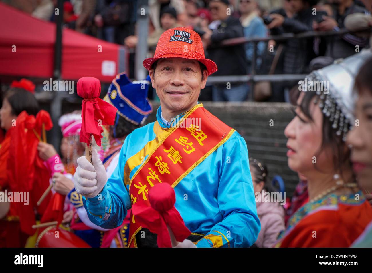 New York, New York, USA. 9th Feb, 2024. Firecrackers and cultural ...