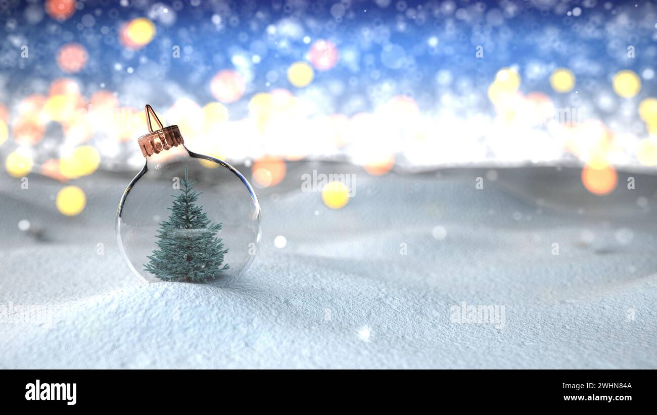 Christmas Tree Bauble Stock Photo - Alamy