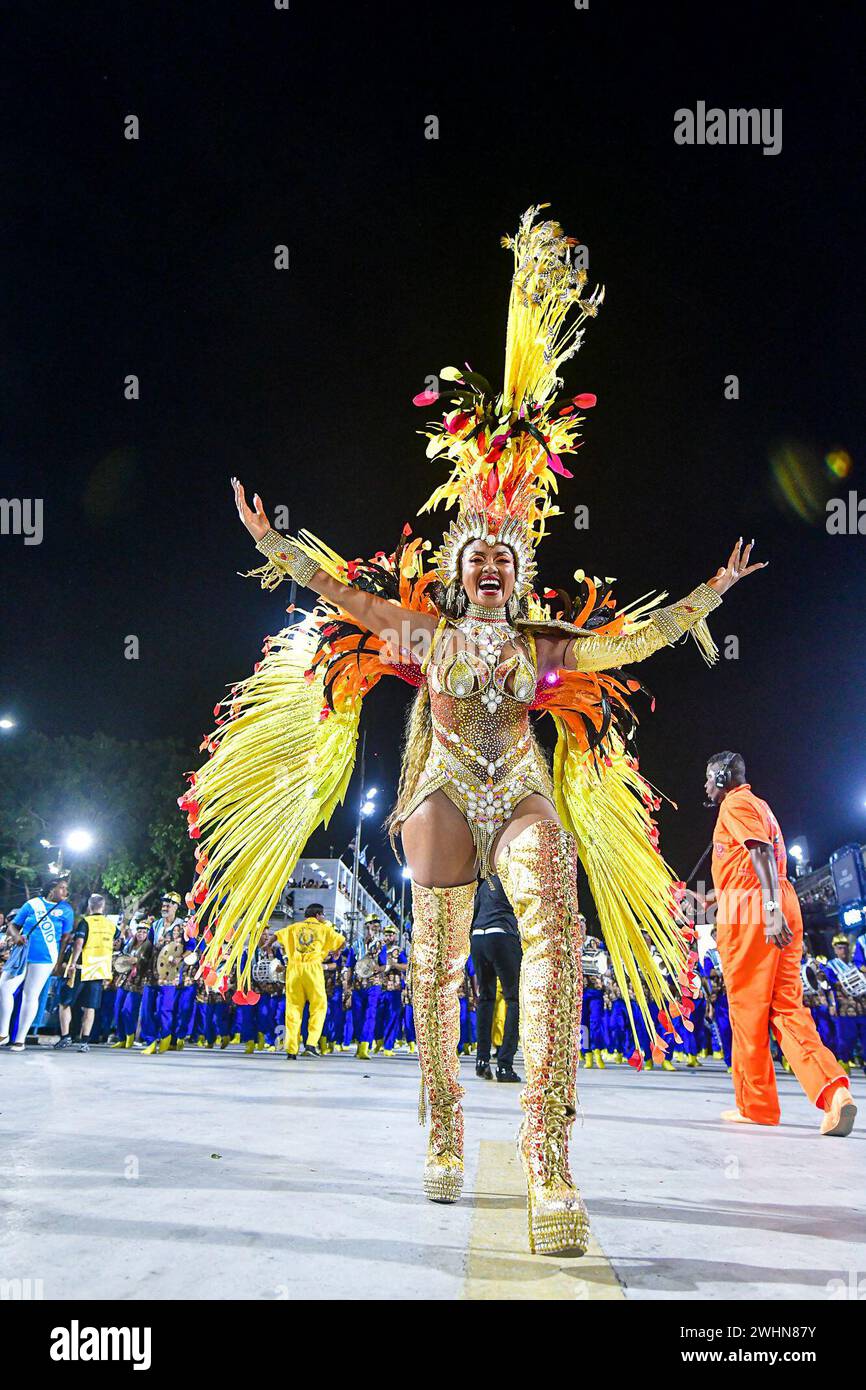 RJ - RIO DE JANEIRO - 02/10/2024 - CARNIVAL RIO 2024, ESCOLA DE SAMBA ...