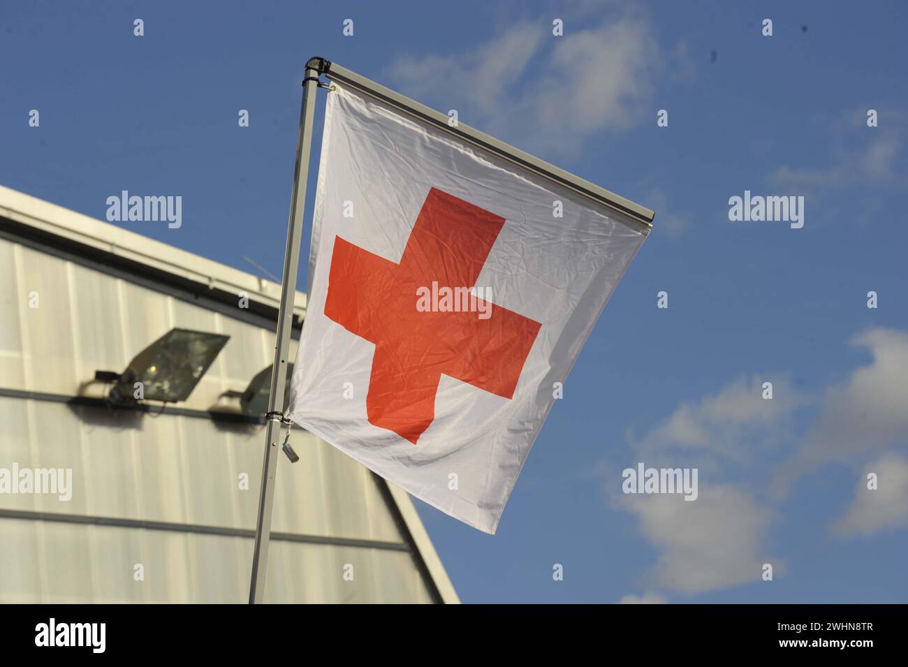 Red cross logo or symbol Stock Photo - Alamy