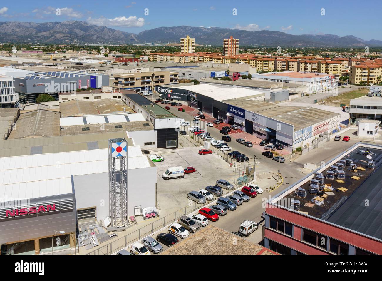 Poligono industrial de Son Castello Stock Photo - Alamy