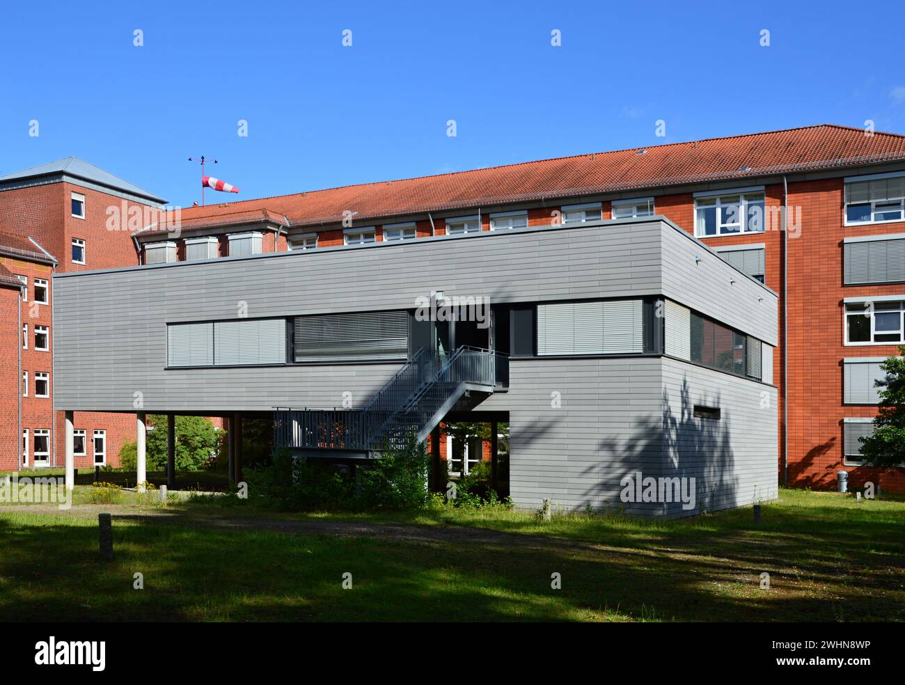 Modern Hospital in the Town Soltau, Lower Saxony Stock Photo - Alamy