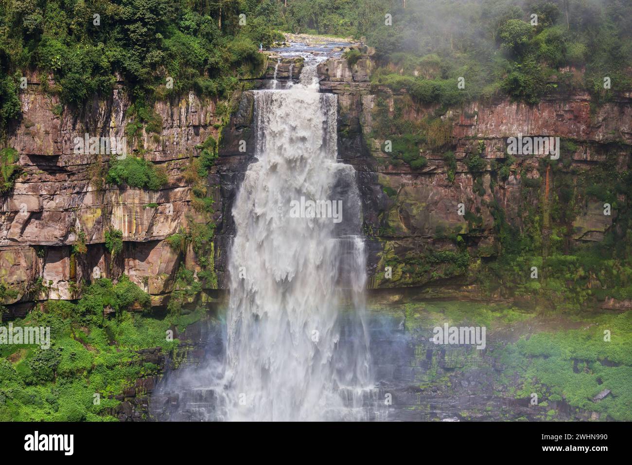 Waterfall in Colombia Stock Photo - Alamy