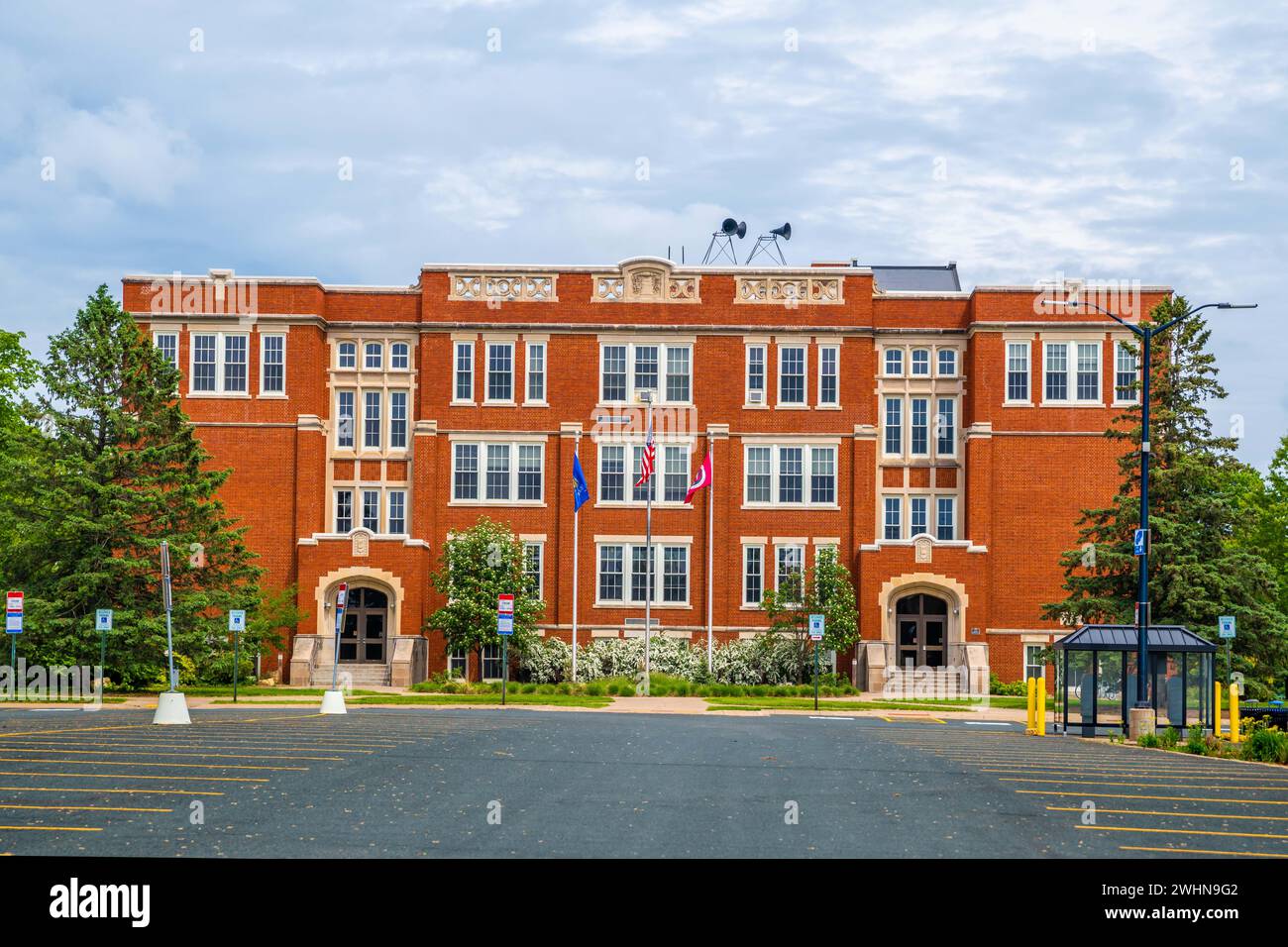 A comprehensive public university in River Falls, Wisconsin Stock Photo ...