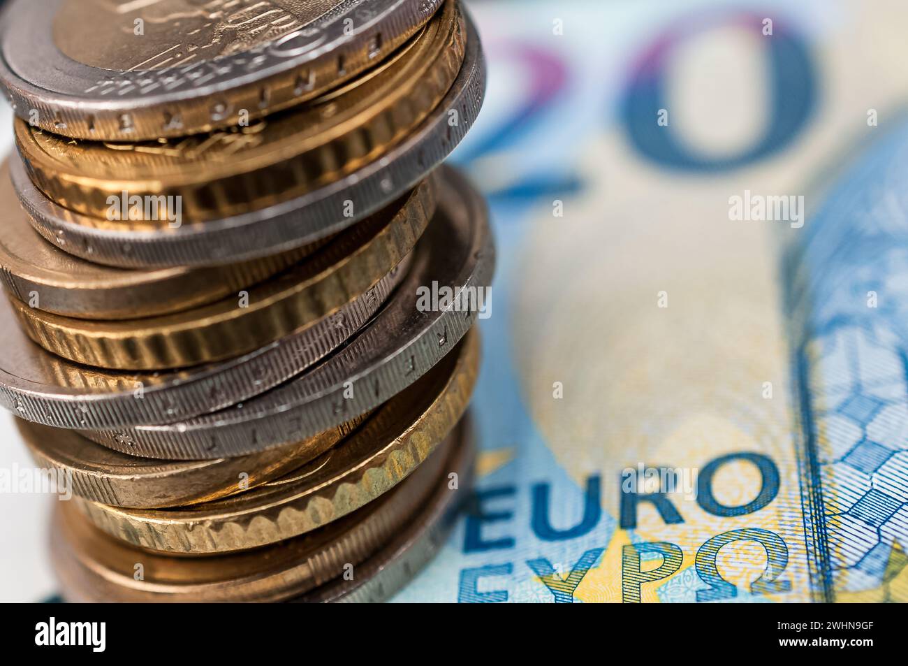 20 euro in hand hi-res stock photography and images - Alamy