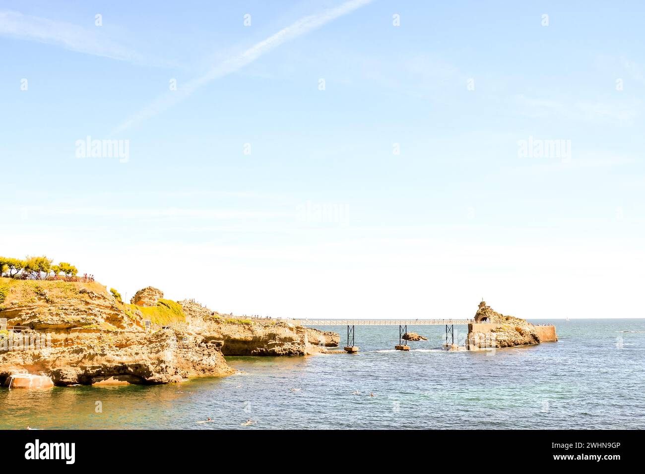 Details and landscapes of Biarritz city in France Stock Photo - Alamy