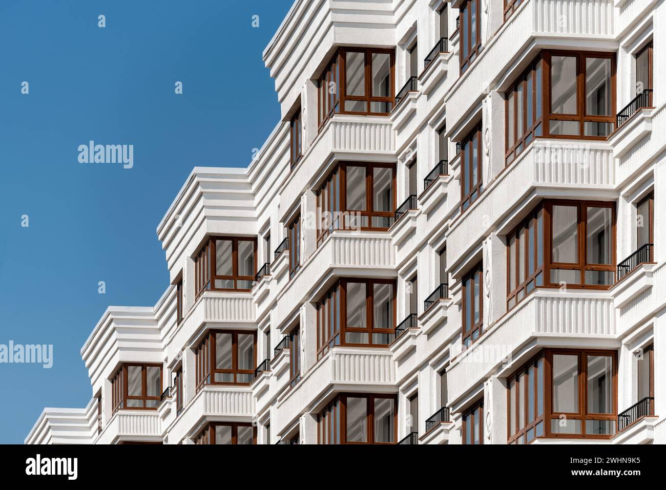 Walls and empty windows of new modern houses in Ukraine Stock Photo - Alamy