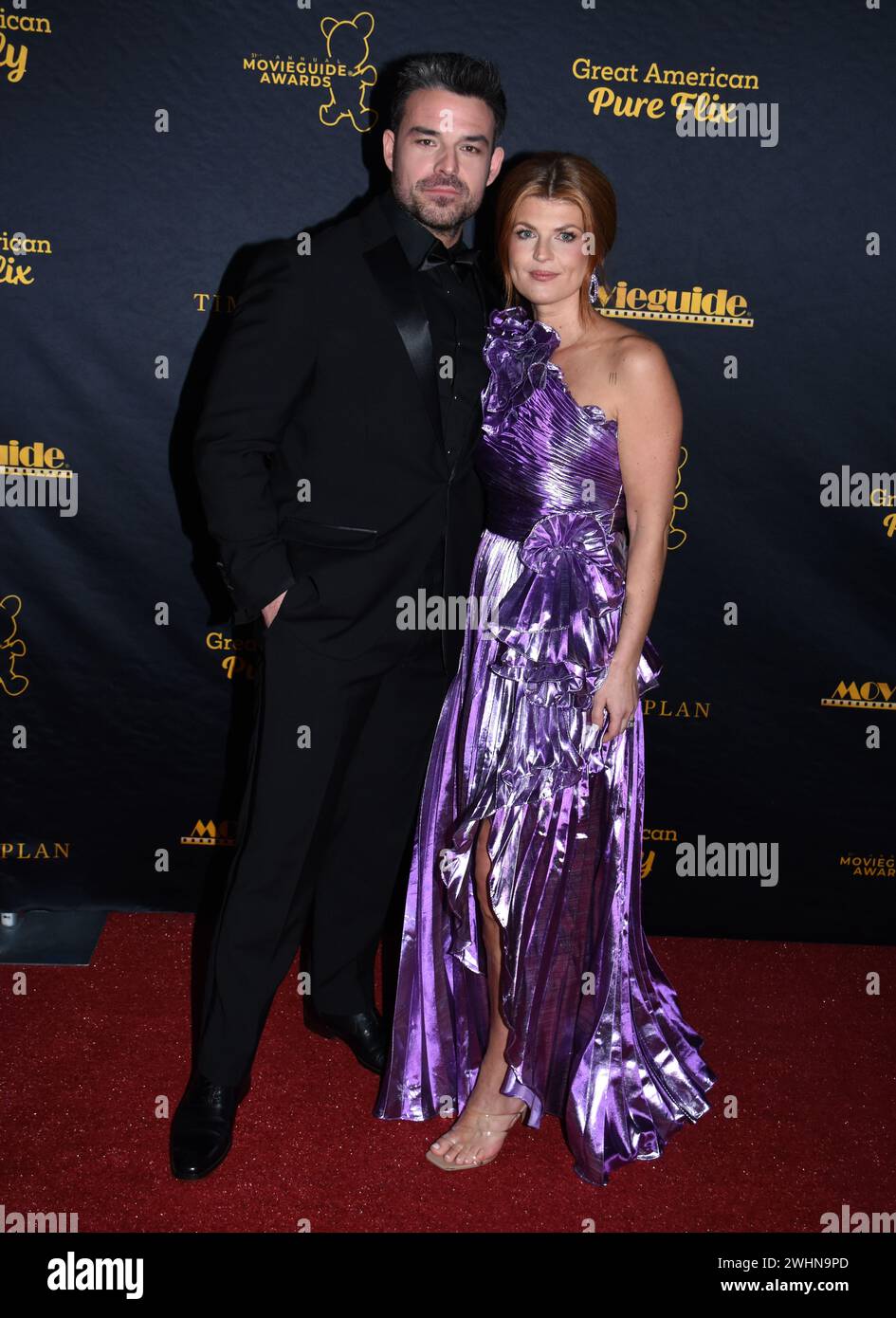 Los Angeles, California, USA 9th February 2024 Actor Jesse Hutch and ...