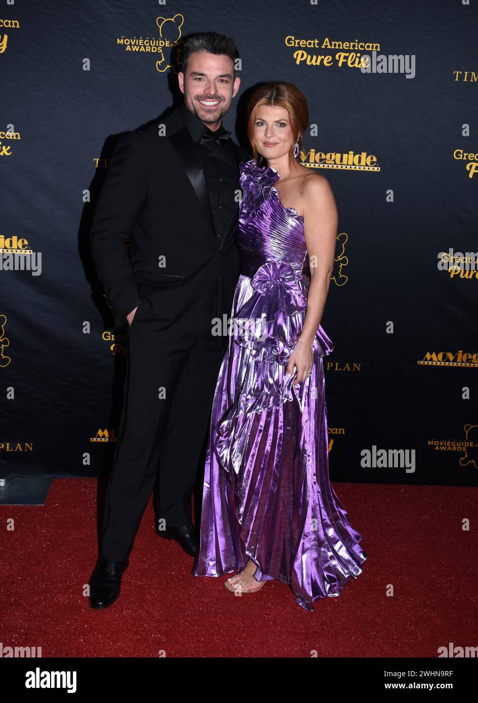 Los Angeles, California, USA 9th February 2024 Actor Jesse Hutch and ...