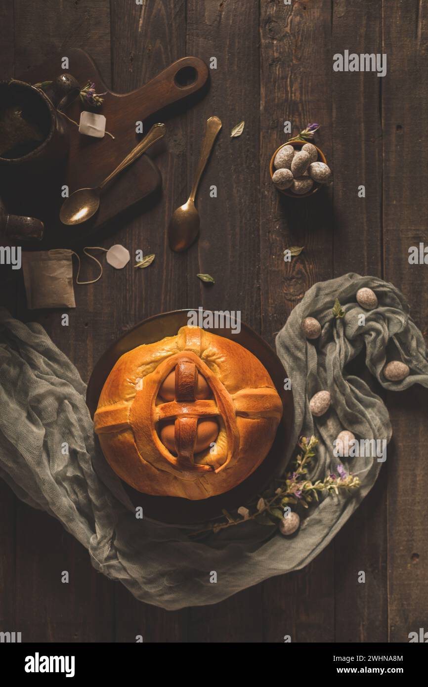 Easter folar with egg Stock Photo - Alamy