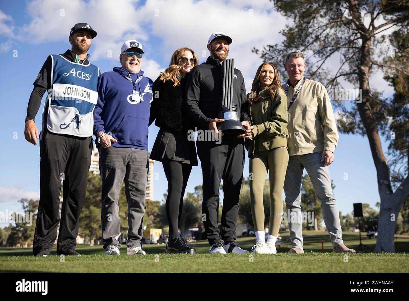 First-place individual champion, Captain Dustin Johnson, third from ...
