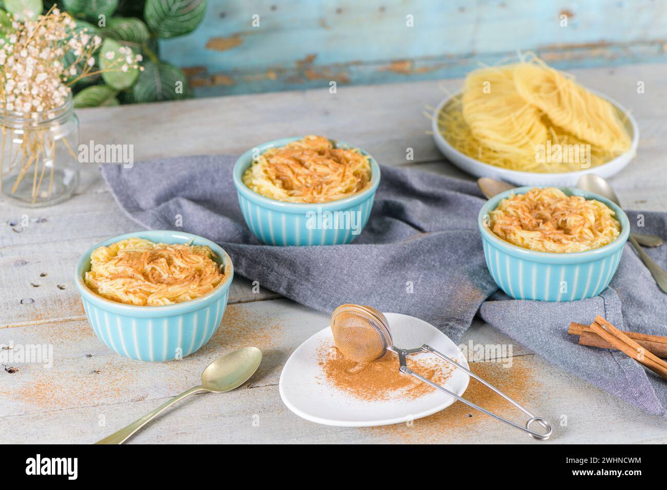 Aletria vermicelli pudding hi-res stock photography and images - Alamy