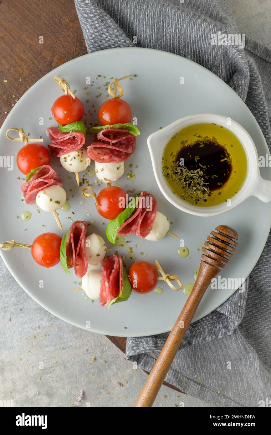 Healthy italian style food hi-res stock photography and images - Alamy