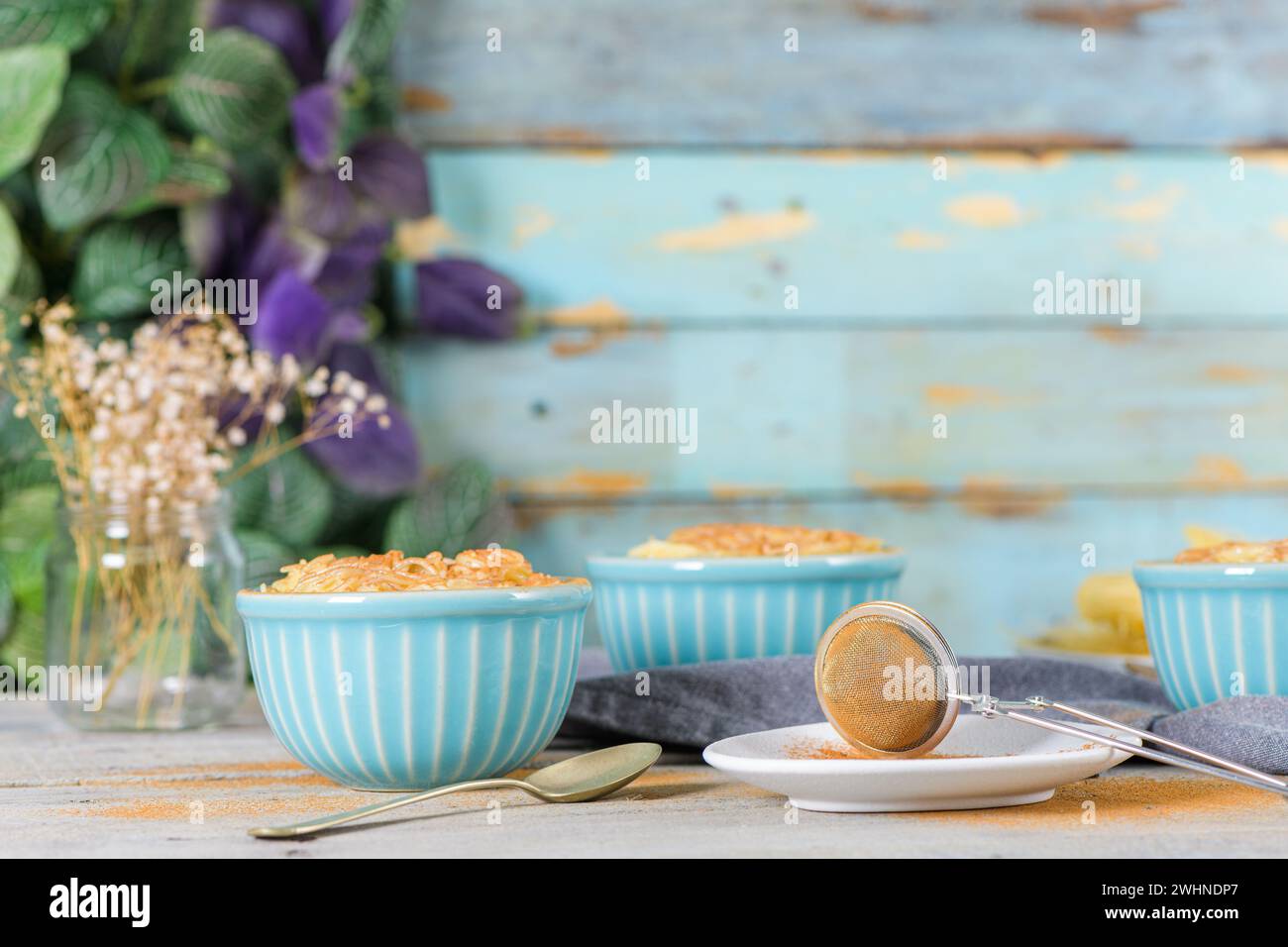 Aletria vermicelli pudding hi-res stock photography and images - Alamy