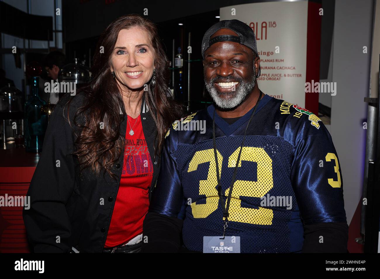 Las Vegas, NV, USA. 10th Feb, 2024. Retired NFL player Jarrod Bunch ...