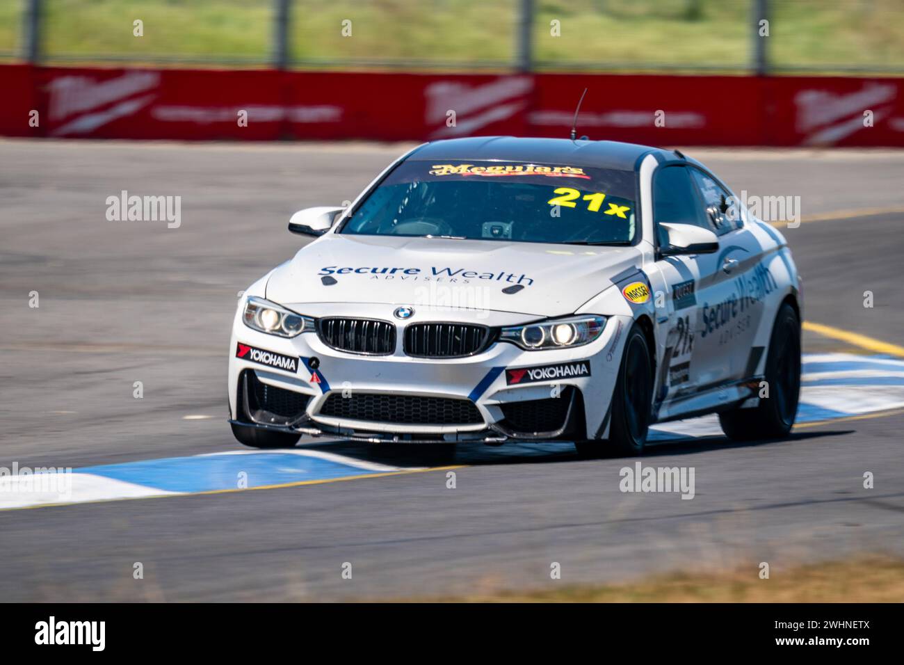 Sandown Park, Australia. 11 February, 2024. Simon Hodges (#21) on the ...