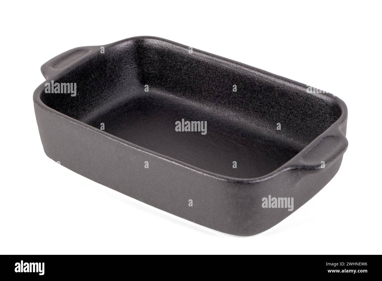 Black rectangular pot for stove Stock Photo - Alamy