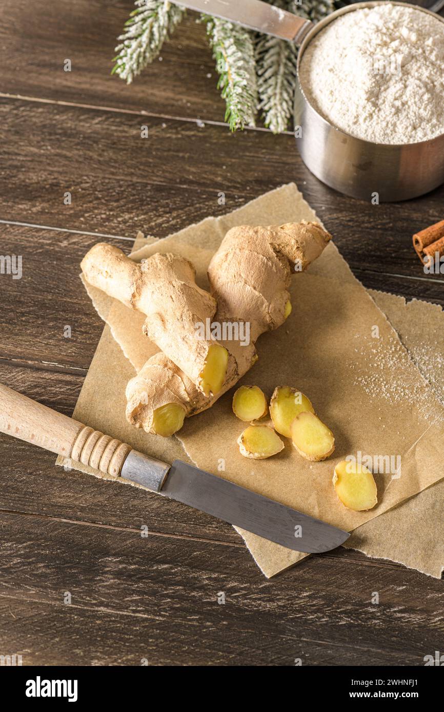 Ginger sliced drink hi-res stock photography and images - Alamy