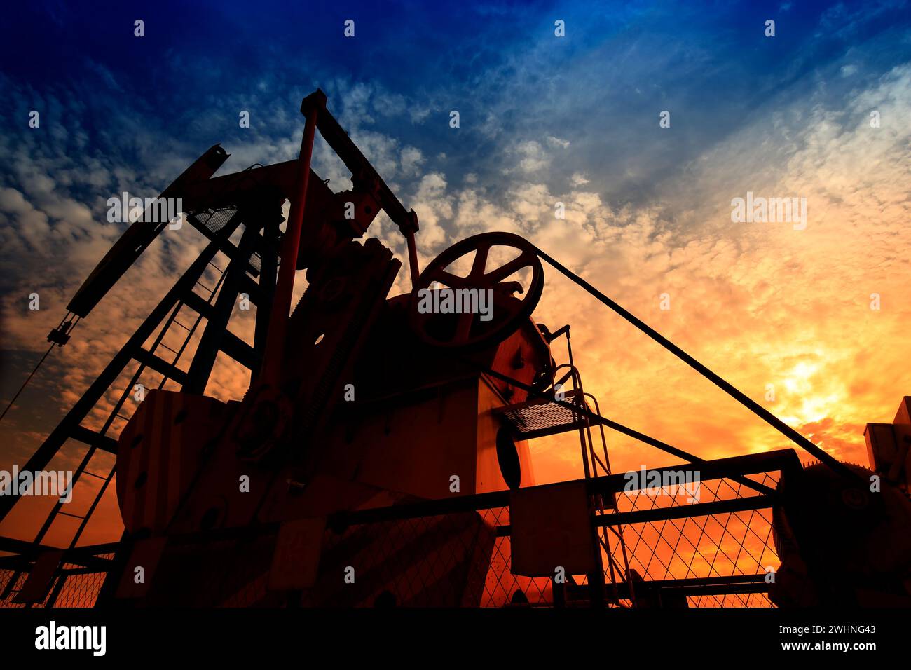 The oil pump, industrial equipment Stock Photo - Alamy