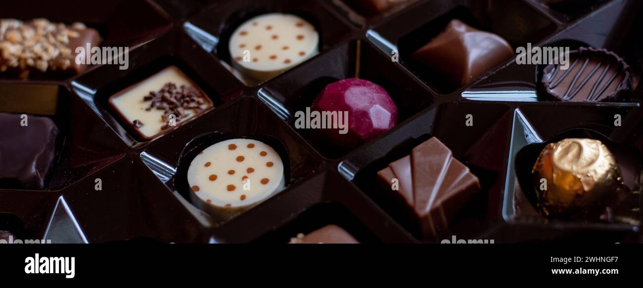 Indulgent chocolate collection hi-res stock photography and images - Alamy
