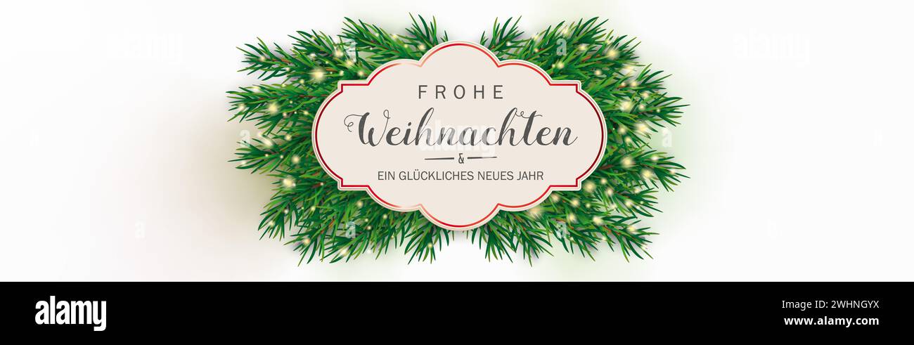 Christmas baubles merry text Cut Out Stock Images & Pictures - Alamy