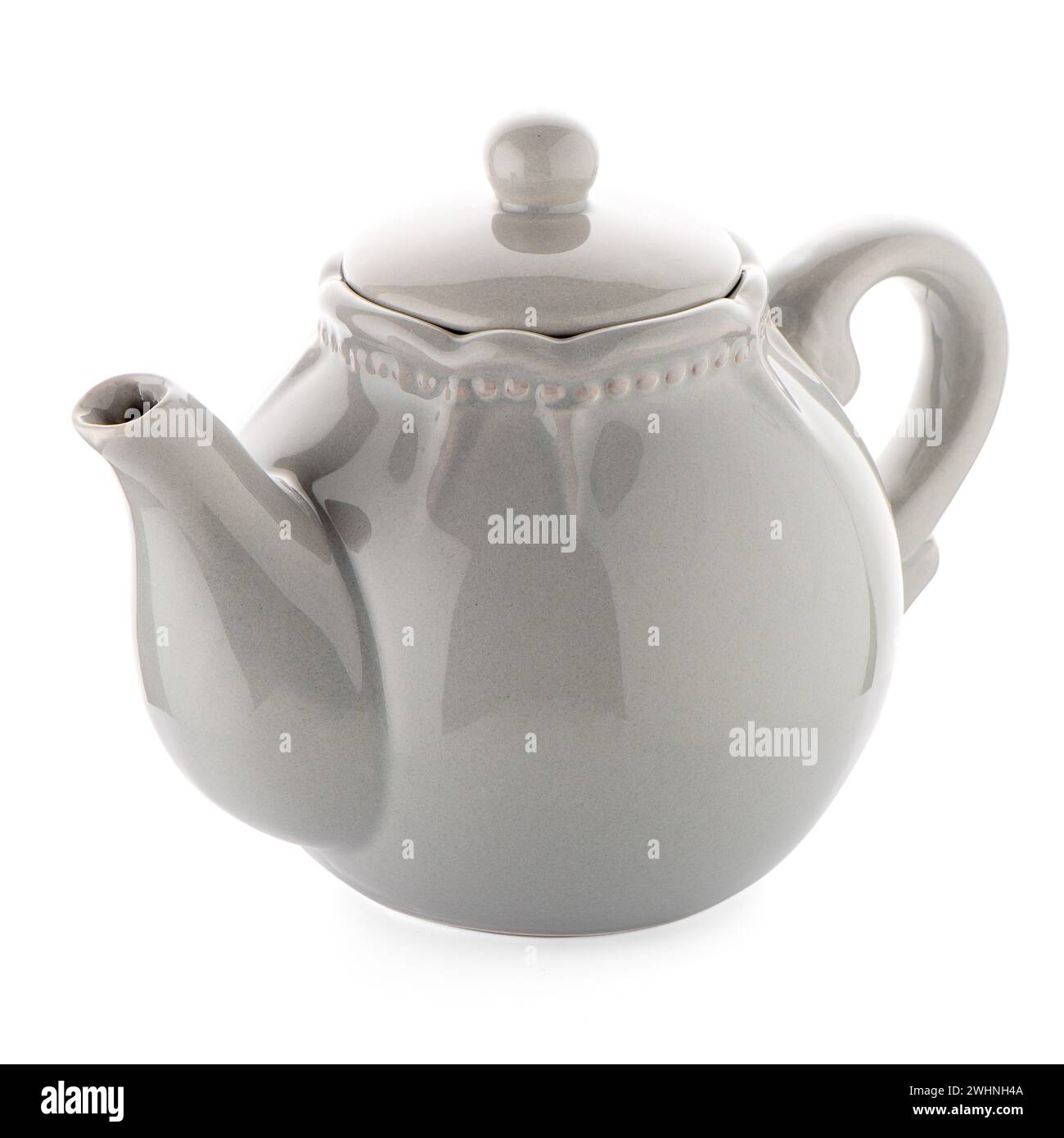 Tea pot pouring isolated Cut Out Stock Images & Pictures - Alamy