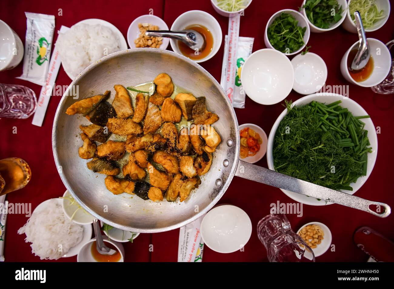 Vietnamese Fish Dish (Cha Ca) at Hanoi Stock Photo - Alamy