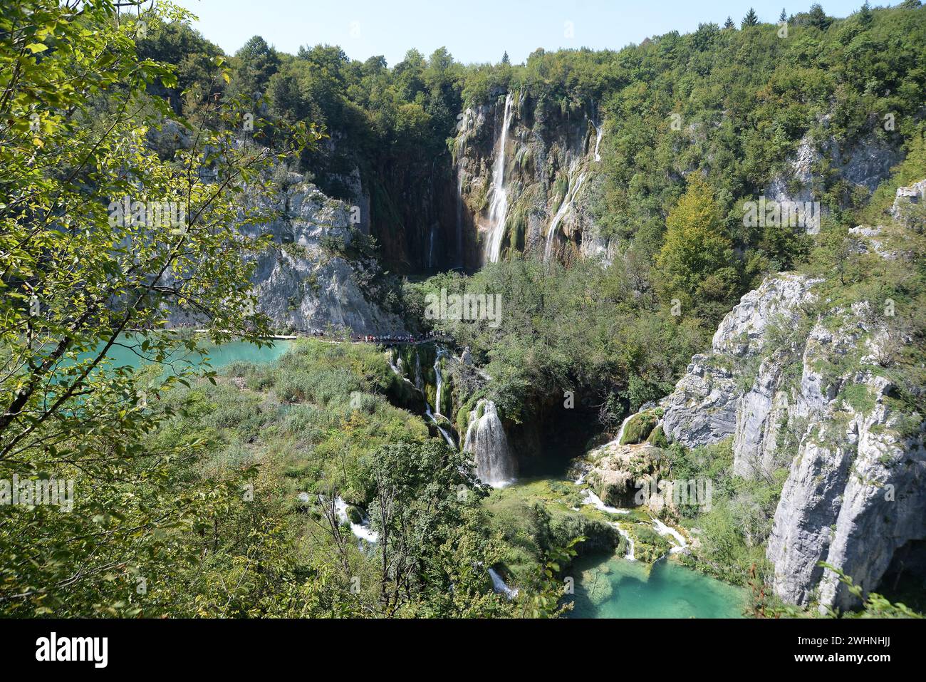 The Great Waterfall an den Plitvicer Seen Stock Photo - Alamy